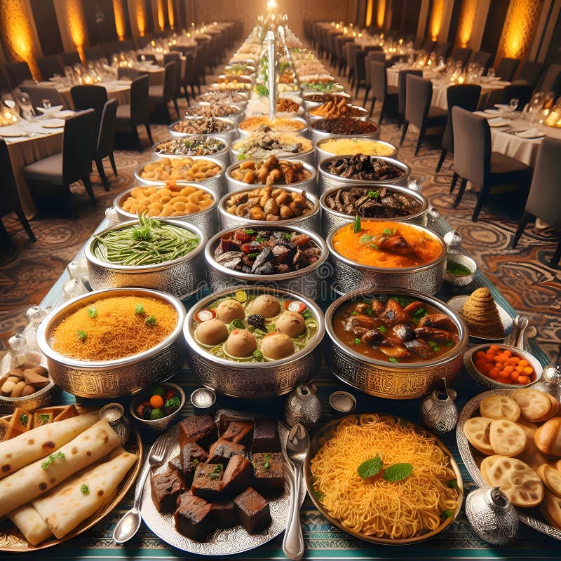 AI-Generated Royal Feast: a Unique Spread of Traditional Delicacies ...
