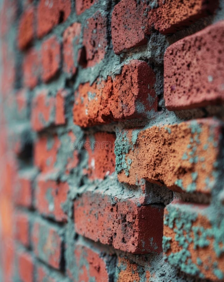 Rustic Brick Wall Texture Weathered Red Brick Background Stock Photo ...