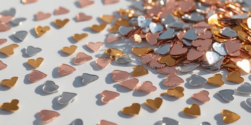 Tiny Heart Shaped Sequins Stock Photos - Free & Royalty-Free Stock ...