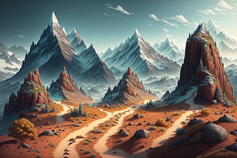 Badlands Design Stock Illustrations – 268 Badlands Design Stock ...