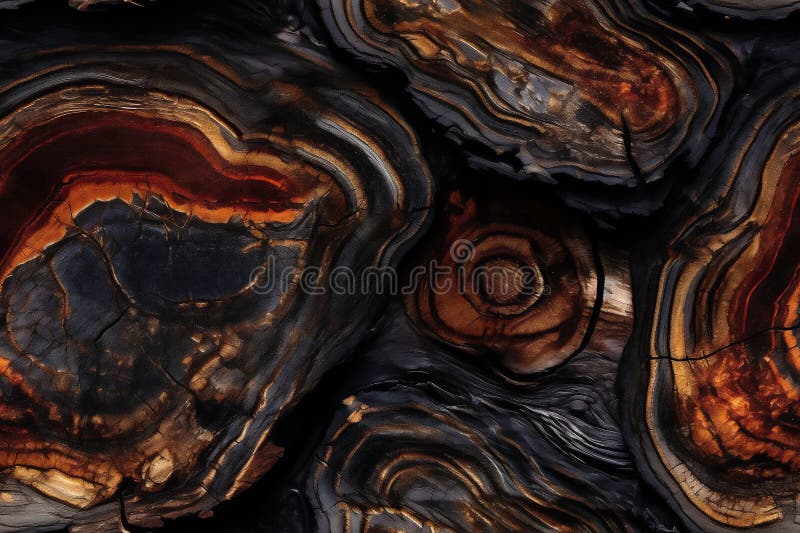 AI Generated Seamless Texture Background of Obsidian Volcanic Mineral ...