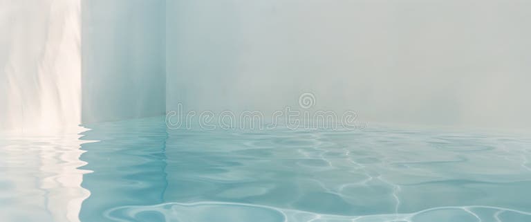 Serene Reflection in a Crystal Clear Pool Stock Photo - Image of ...