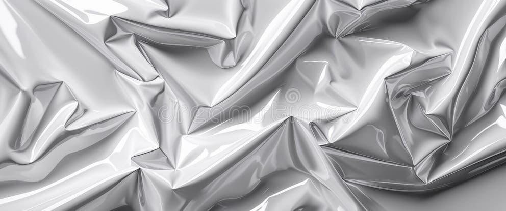 Shiny Crumpled Plastic Texture for Creative Design Projects. Stock ...