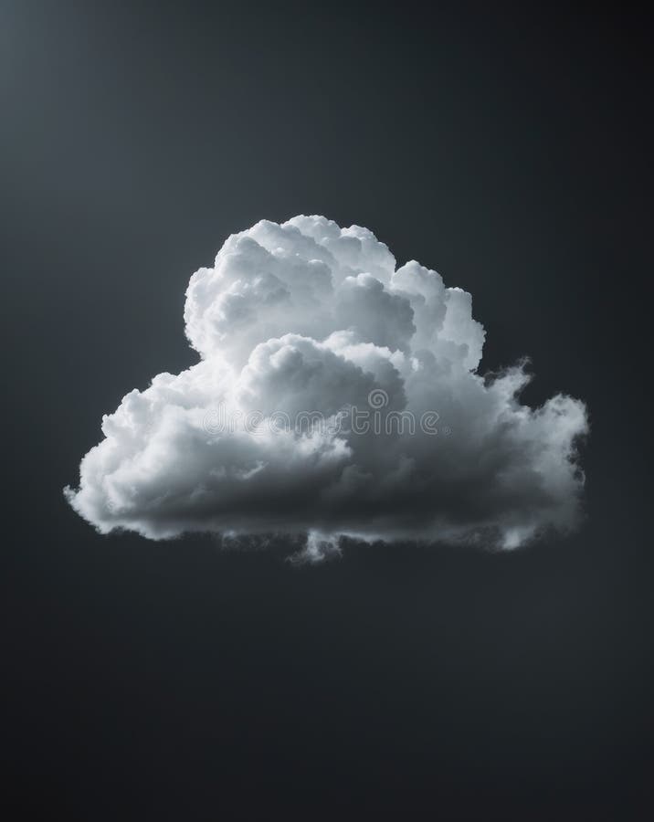 A Cloud is Floating on a Computer Chip Stock Photo - Image of icon ...