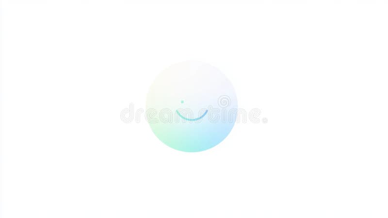 AI Generated Smiley Face stock illustration. Illustration of icon ...
