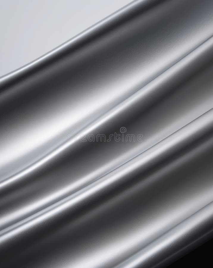 Smooth Metal Texture with High Contrast Lighting Stock Photo - Image of ...