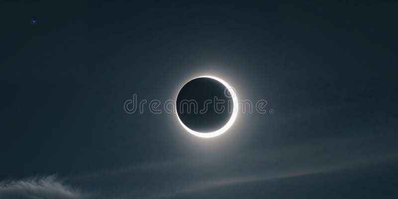 Solar Eclipse Bright Crescent Sun Visible Partial Phase Stock Photos ...