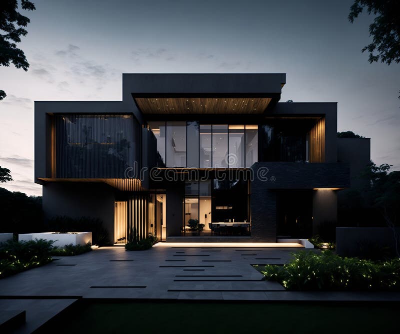 Ai Generated Spacious Contemporary Home with Ample Natural Light and ...