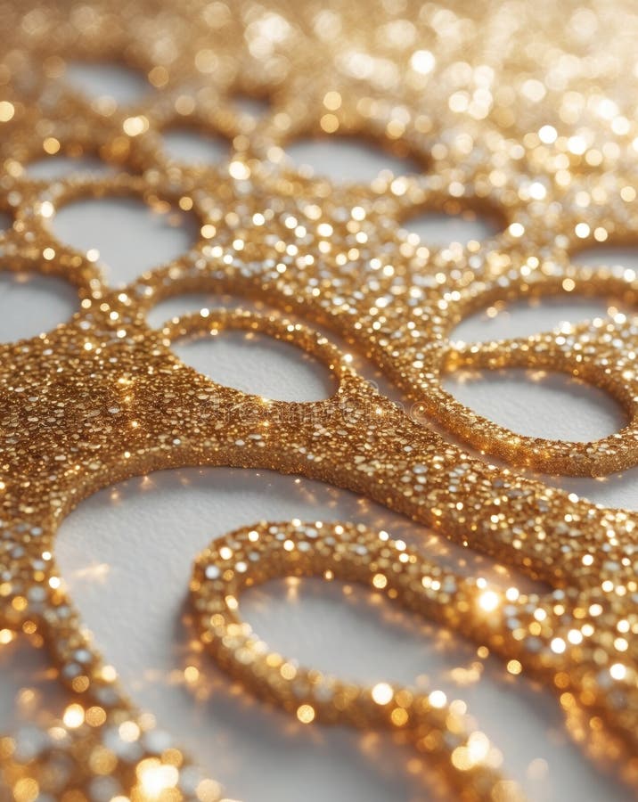 Sparkling Golden Glitter Texture for Creative Projects and Designs ...