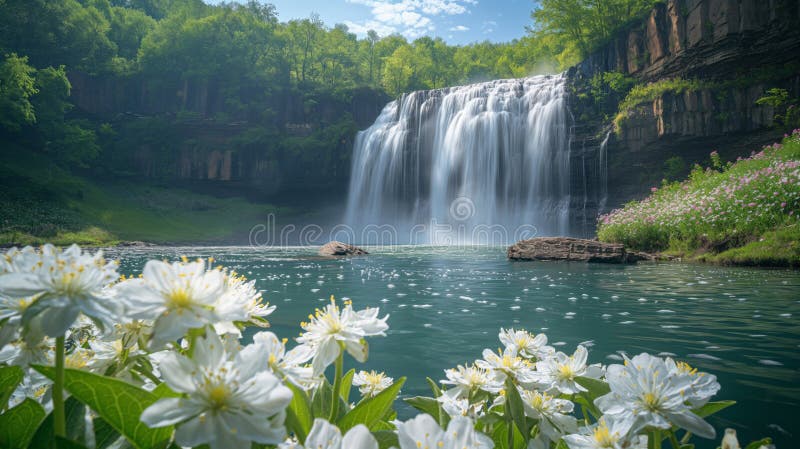 Spring Falls USA Daytime. the Best View of Spring Falls in the USA ...