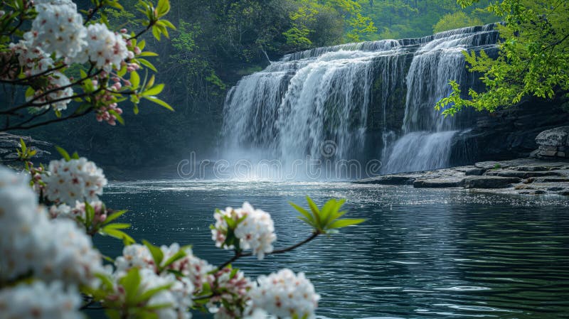 Spring Falls USA Daytime. the Best View of Spring Falls in the USA ...
