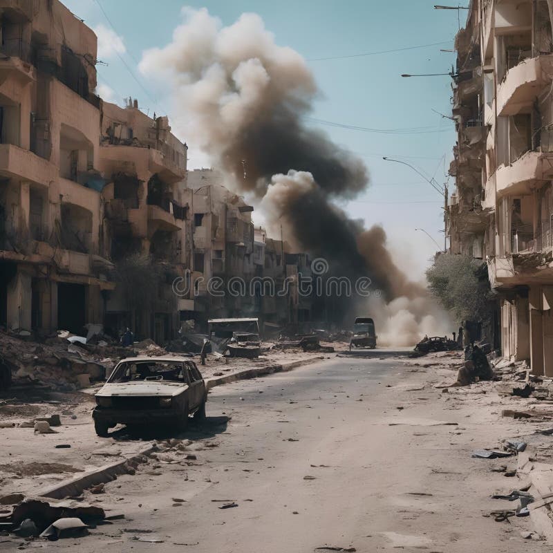 AI-generated Stark Image Depicting the Aftermath of a Devastating ...