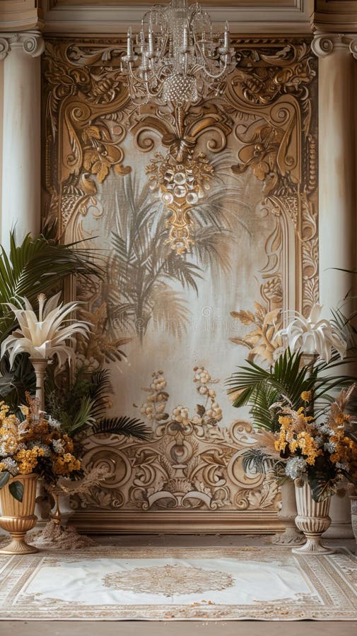 Studio Backdrop Elegant Background Stock Illustration - Illustration of ...