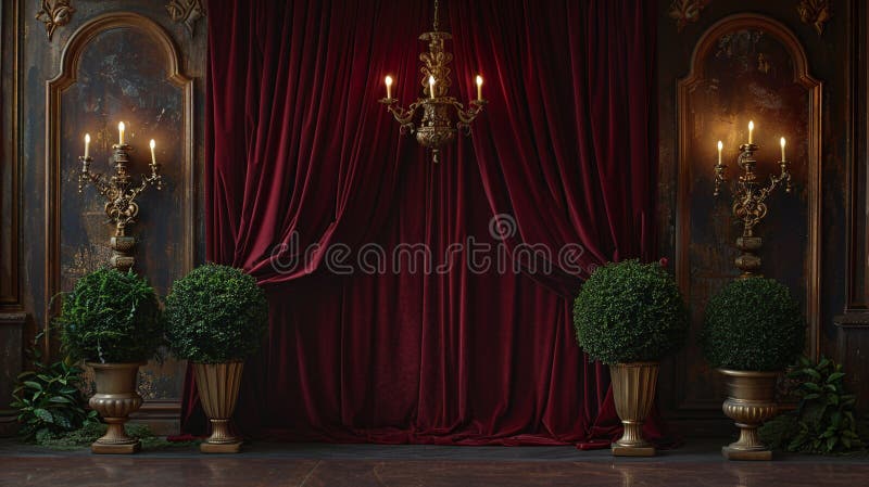 Studio Backdrop Elegant Background Stock Illustration - Illustration of ...