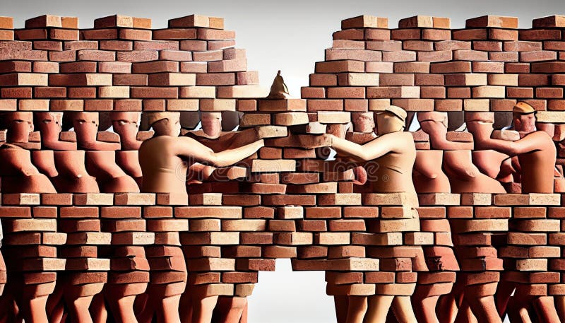 Working To Build Bricks Stock Illustrations – 15 Working To Build Bricks Stock Illustrations ...