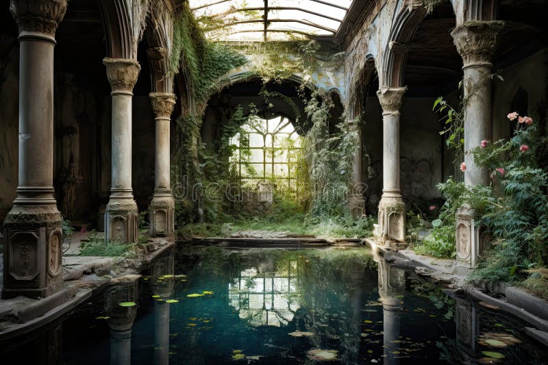 Abandoned Beauty Forgotten Places Rediscovered Stock Photo - Image of ...