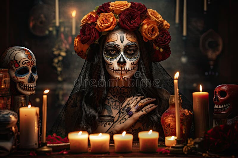 Day of the Dead a Time To Commemorate the Departed Stock Photo - Image ...