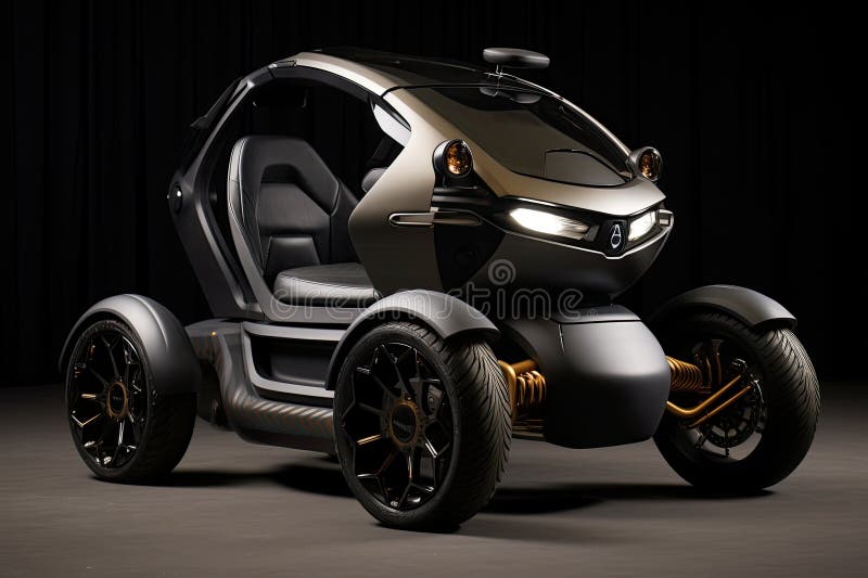 Mini Mobility Introduces a Perfect Three-Wheel Mini Car Stock Photo ...