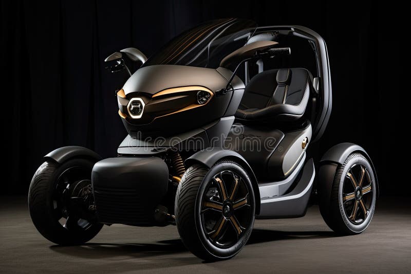 Mini Mobility Introduces a Perfect Three-Wheel Mini Car Stock Image ...