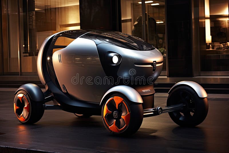 Mini Mobility Introduces a Perfect Three-Wheel Mini Car Stock Image ...