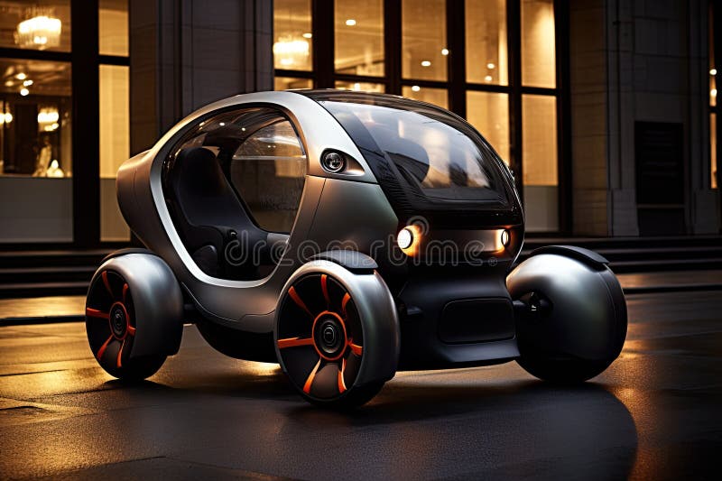 Mini Mobility Introduces a Perfect Three-Wheel Mini Car Stock Image ...