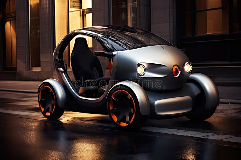 Mini Mobility Introduces a Perfect Three-Wheel Mini Car Stock Photo ...