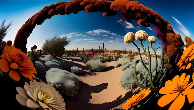 Infinity Ciel Flowers, Made with Generative AI Stock Illustration ...