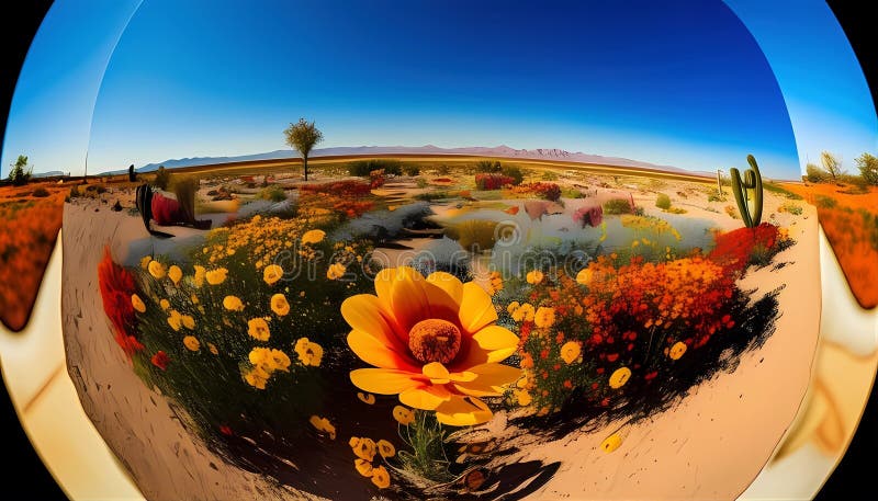 "Flower Infinity", Made with Generative AI Stock Illustration ...