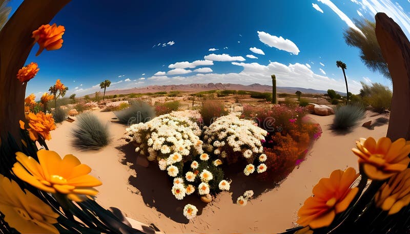 "Flower Infinity", Made with Generative AI Stock Illustration ...