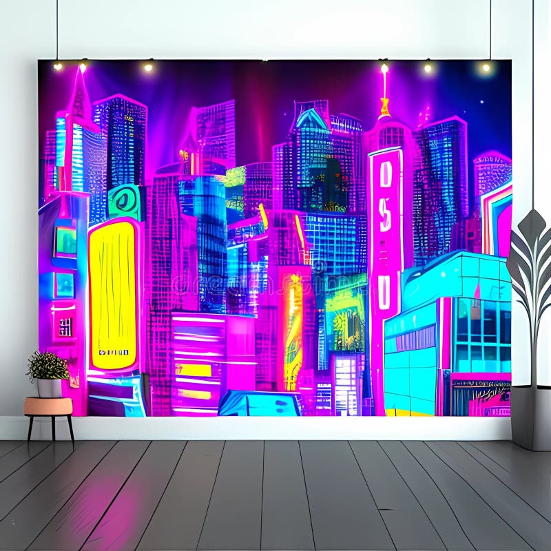 Home Stage Backdrop, Made with Generative AI Stock Photo - Image of ...