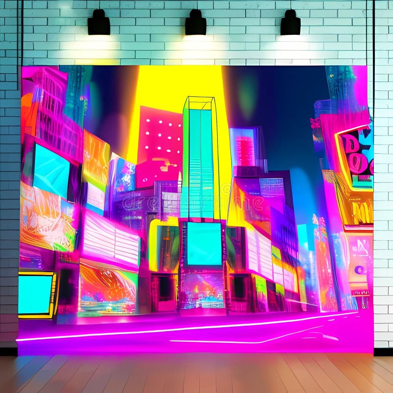 Home Stage Backdrop, Made with Generative AI Stock Illustration ...