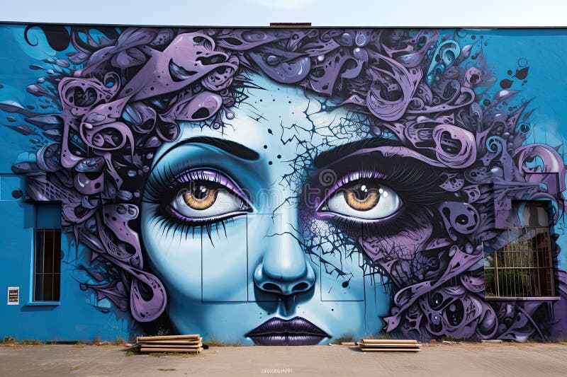 Street Art Stories. Graffiti S Bold Expressions Stock Image - Image of ...