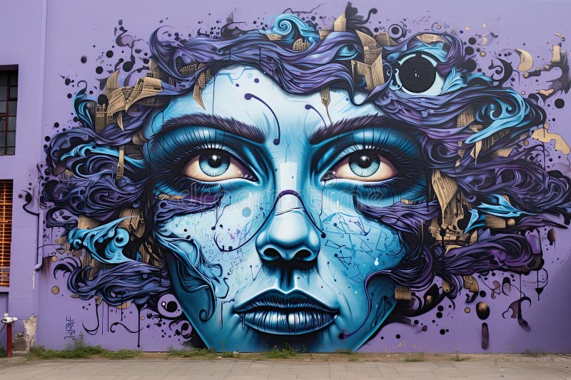 Street Art Stories. Graffiti S Bold Expressions Stock Image - Image of ...