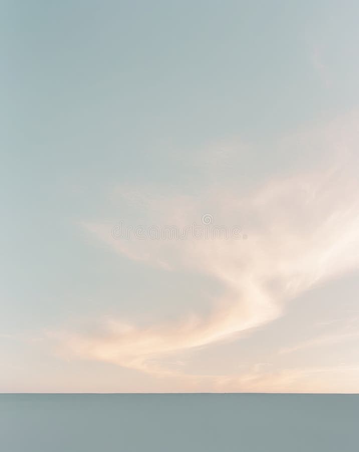 Subtle Gradient Skies with Soft Lighting Effects Stock Image - Image of ...