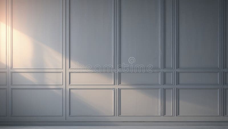 Subtle Light on a Gray Panelled Wall Texture Background for Design ...
