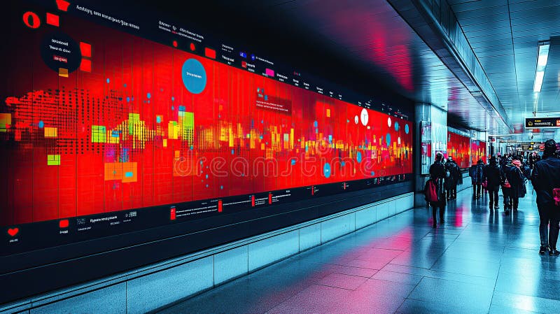 AI-Generated Subway Art stock illustration. Illustration of display ...