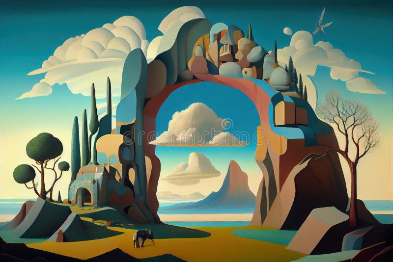 Surreal Features Stock Illustrations – 1,121 Surreal Features Stock ...