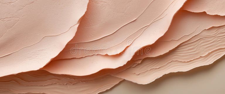 Textured Layers of Light Peach Colored Surface from Skin Variation ...