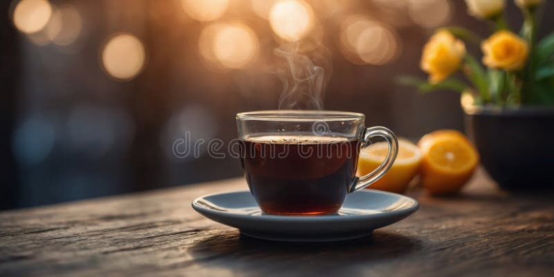 Three Cups of Tea with Different Colors and Flavors. Stock Illustration ...