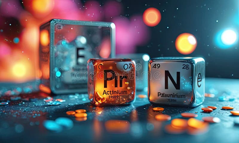 A Block of Pr with a Block of N on it. Stock Illustration ...