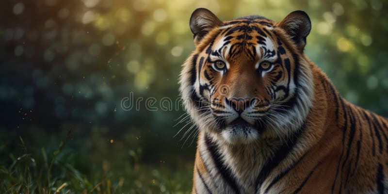 A Tiger with a Unique and Distinct Design. Stock Illustration ...