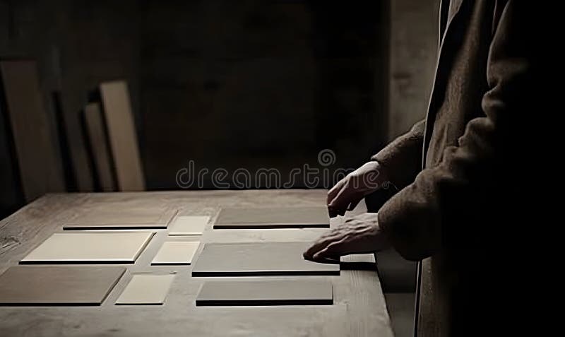 AI-Generated Tile Samples stock illustration. Illustration of design ...