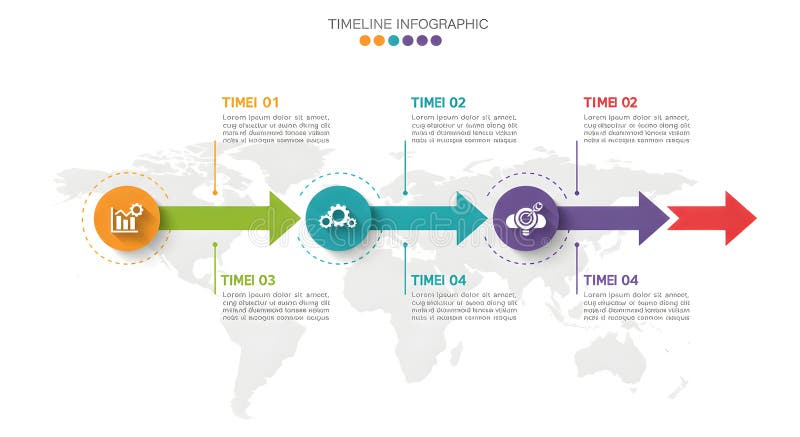 AI-Generated Timeline Infographic Stock Illustration - Illustration of ...
