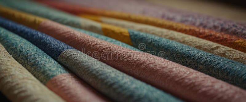 Traditional Patchwork Background of Ramie Fabric Pastel Tone. Stock ...