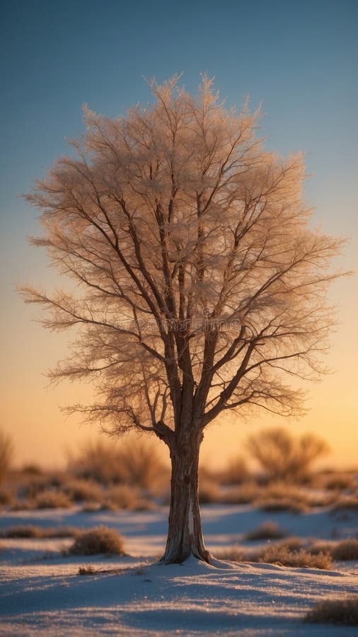 A Tree Whose Roots Glow with the Light of a Thousand Suns, Growing in a ...