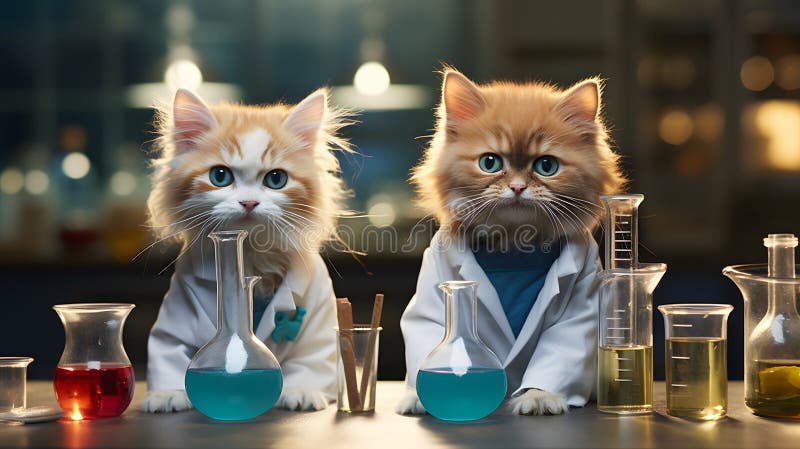 Feline Chemists Stock Illustrations – 2 Feline Chemists Stock ...
