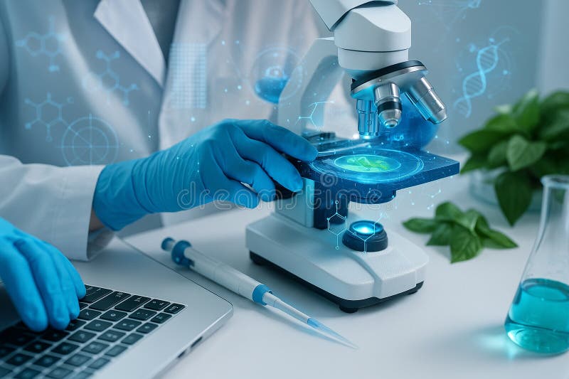 AI Generated Ultra Realistic Image of Scientist in Modern Laboratory ...