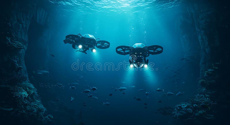 AI-Generated Underwater Drone Exploration: Exploring the Ocean Depths ...