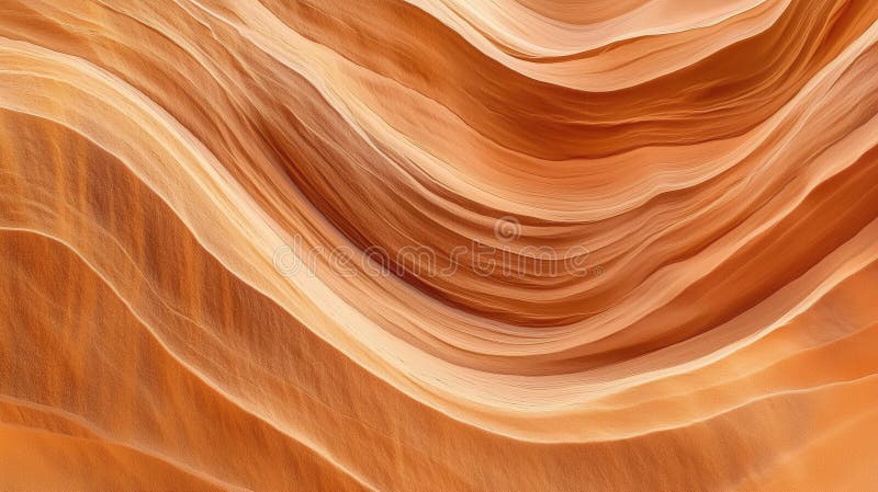 Undulating Sandstone Formations in Shades of Orange and Beige Create a ...