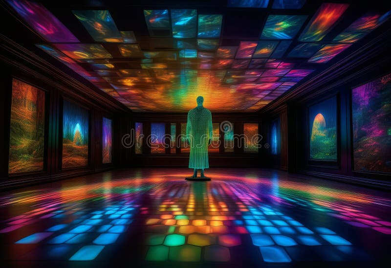 Unveiling the Pulsating Mystique of Alien Holography Stock Illustration ... Unveiling the Pulsating Mystique of Alien Holography Stock Illustration ...